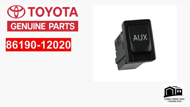 TOYOTA GENUINE RAV4 tC xB Corolla 4Runner Highlander Aux Adapter 86190 ...