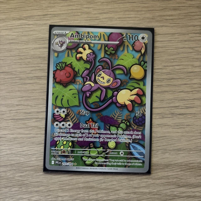POKEMON TCG MEGA Evolutions Phantasmal Flames Ambipom 107/094 ...
