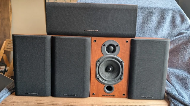 WHARFEDALE DIAMOND 9.0 & 9.cc Surround Speakers (No Subwoofer) Cherry ...