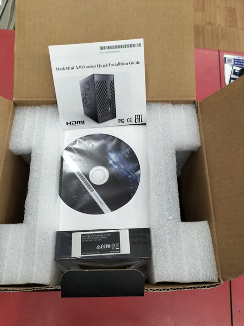 USED ASROCK DESKMINI A300 AM4 Mini STX AMD A300 Barebone Kit £290.58 ...