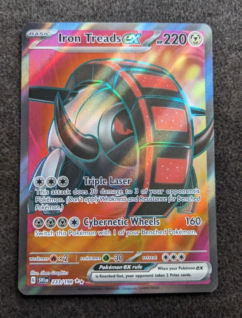 IRON TREADS EX - Full Art Ultra Rare - 233/198 - Scarlet & Violet ...