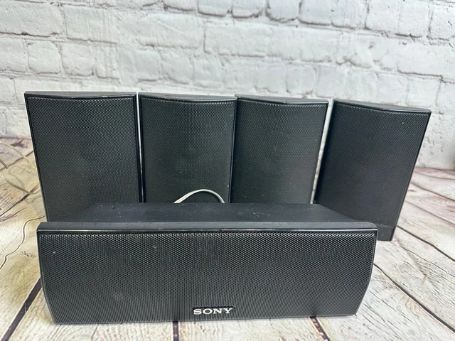 SONY SURROUND SOUND System 5 Speakers Black SS-CT91 SS-TS92 TV Computer ...