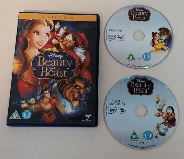 DVD - WALT Disney Beauty And The Beast 2 Disc Animated Feature Film DVD ...