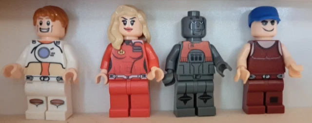 CAPTAIN FUTURE COMET Crew 1.0 4xStück Mini Figuren Hall of Bricks EUR ...