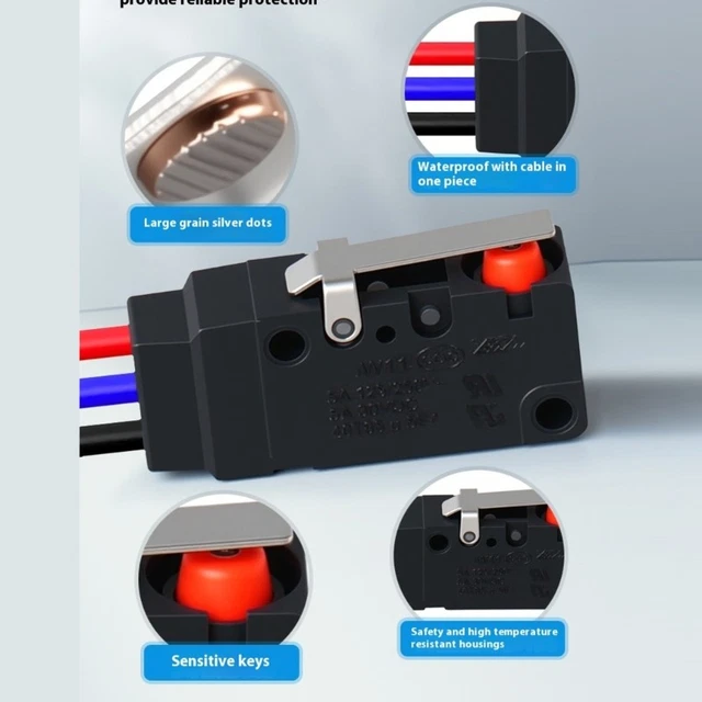 MICROSWITCH WATERPROOF DESIGNS Automatic Switches Travel Stop Mechanism ...