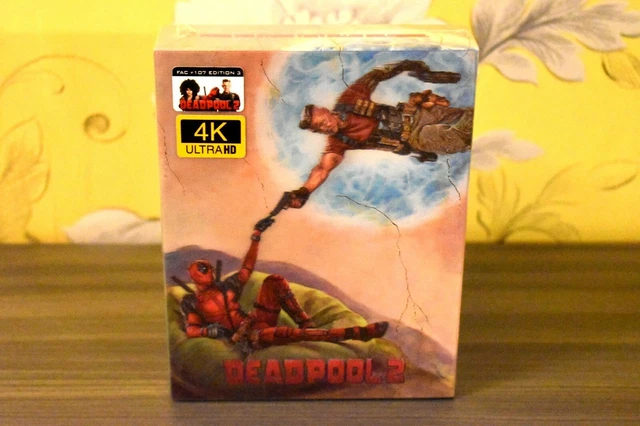 DEADPOOL 2 4K UHD Blu-ray Steelbook Lenticular XL Fullslip Filmarena ...