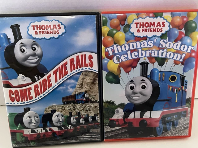 THOMAS AND FRIENDS DVD Set Of Two Sodor Celebration Ride The Rails £7. ...