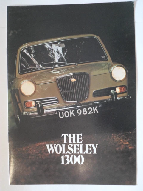 WOLSELEY 1300 MK.II SALOON orig 1972 UK Mkt Sales Brochure - #2852/B £7 ...