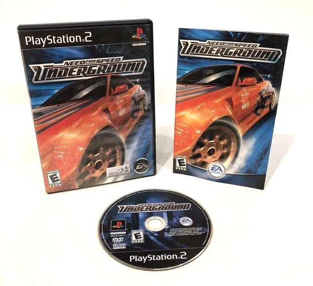 NEED FOR SPEED Underground Ps2 Sony Playstation 2 Complete Set 2003 Ea ...