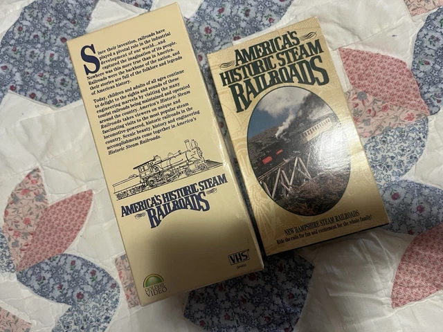 AMERICAS HISTORIC STEAM Railroads: Box Set (VHS, 1999, 5 Tape Set) £5. ...