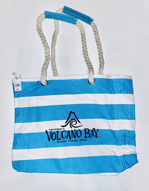 UNIVERSAL STUDIOS FLORIDA Volcano Bay Water Theme Park Tote Bag Rope ...