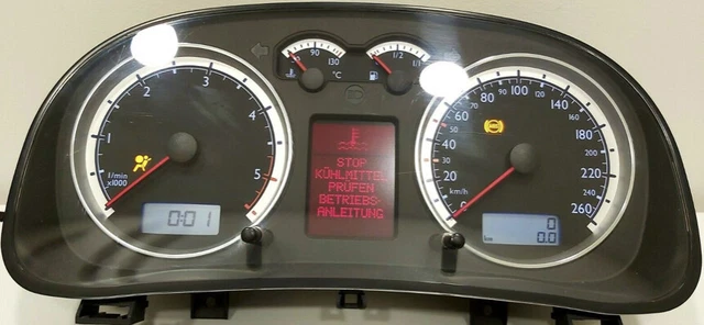 VW GOLF BORA Instrument Cluster Speedo Tacho Sport Edition Mfa Fis ...