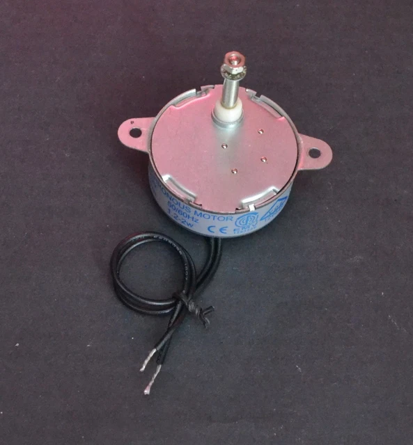 SYNCHRONOUS MOTOR 12 VOLT AC 50-60Hz WITH 25mm FIXING ROD VDE 129649 ...