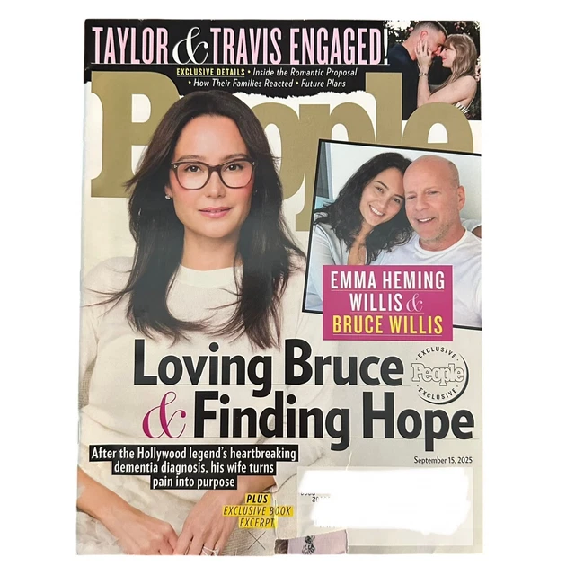 PEOPLE MAGAZINE SEPTEMBER 15 2025 Emma Hemming Loving Bruce Willis Finding Hope £1.90 - PicClick UK