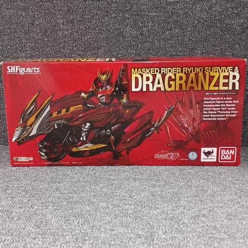 SH FIGUARTS FIGURINE Kamen Rider Ryuki Survive & Dragranzer Set EUR 264 ...