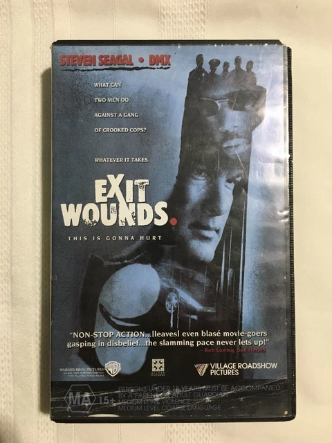 EXIT WOUNDS - VHS (2001) 1st. Gen in Original Roadshow Big Box, Ex ...