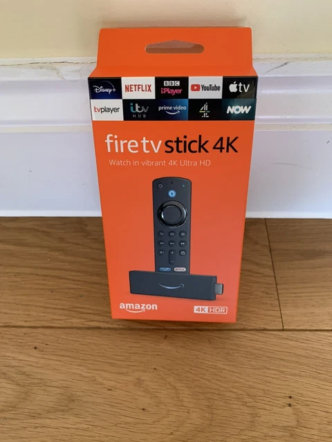FIRE TV STICK 4K 3rd Gen Ultra HD with Alexa Voice Remote UK Plug ...