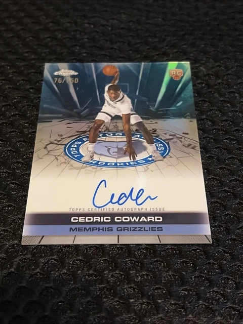 2025-26 TOPPS CHROME Cedric Coward Autograph Issue TAIR-CC Blue /150 ...