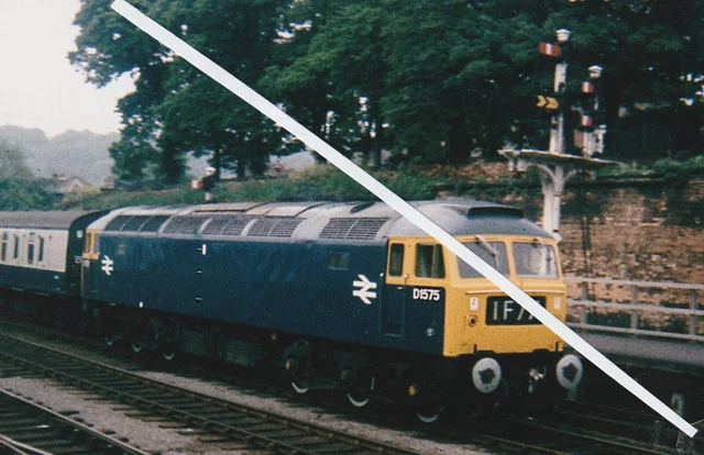 A VIEW OF class 47 D1575 at scarborough in 1968 (colour) £1.50 ...