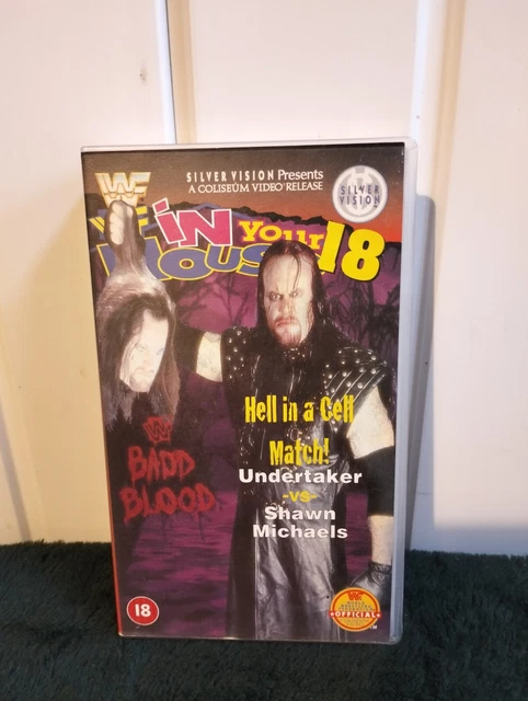 WWF IN YOUR House 18 The Undertaker Retro 80'S Wrestling Uk Vhs Video £ ...