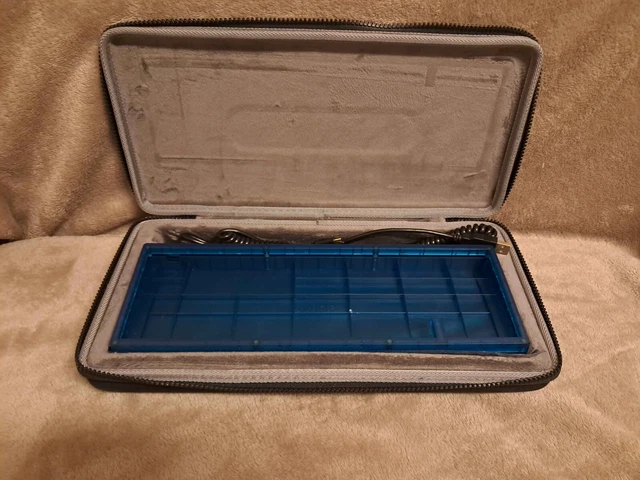 KBD67 LITE R3 Kit (ANSI)Transparent Dark Blue Keyboard / Wired hotswap ...