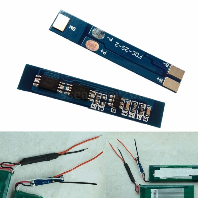 2S LI-ION-LITHIUM-BATTERIE 18650 Ladegerät Schutz Board Modul 3A 7.4V 8 ... 2S LI-ION-LITHIUM-BATTERIE 18650 Ladegerät Schutz Board Modul 3A 7.4V 8 ...