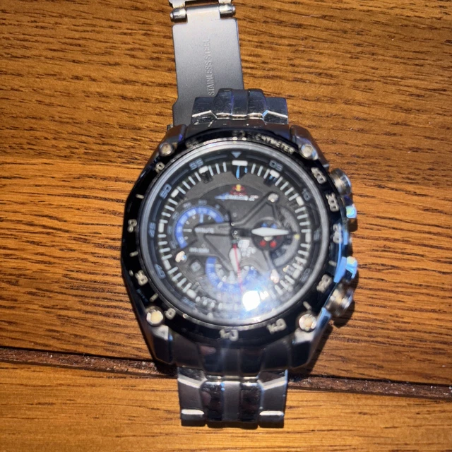 CASIO EDIFICE RED Bull F1 - Ef-550rbsp-1av Chronograph - Black Dial £25 ...