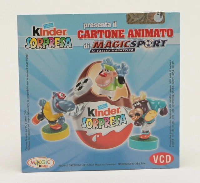 KINDER SORPRESA - MAGIC SPORT il calcio magnetico - VCD cartone animato ...