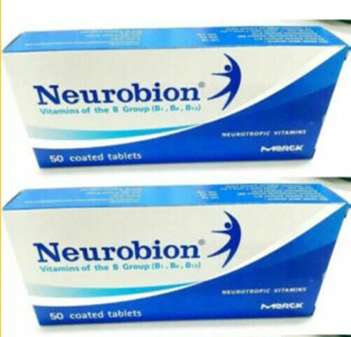 2 X NEUROBION Merck Vitamin B Complex B1,6,12 Nourish Nervous System 50 ...