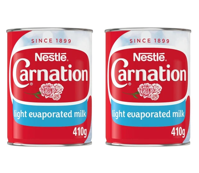 CARNATION LIGHT EVAPORATED Milk 410g PACK OF 2 $17.03 - PicClick AU
