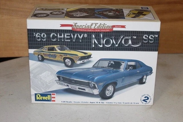 REVELL 1969 CHEVY Nova SS Model Kit 1:25 Unbuilt Open Box £16.04 ...