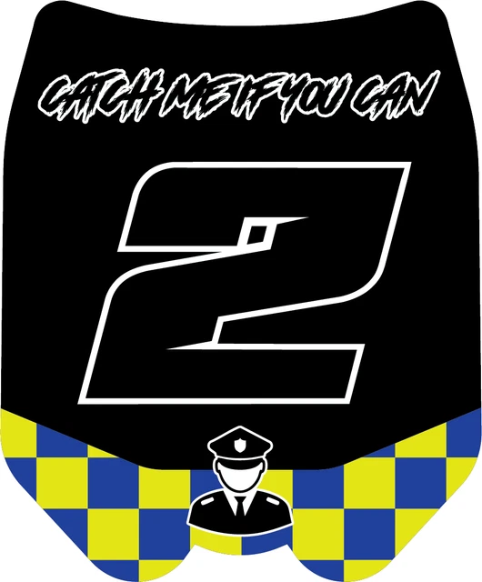 TALARIA STING FRONT Number plate board Custom Sticker Graphic Decal ...