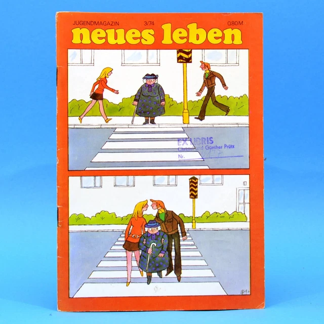 DDR NEUES LEBEN 3 1974 Eiskunstlauf NVA Puhdys FC Carl Zeiss Jena ...