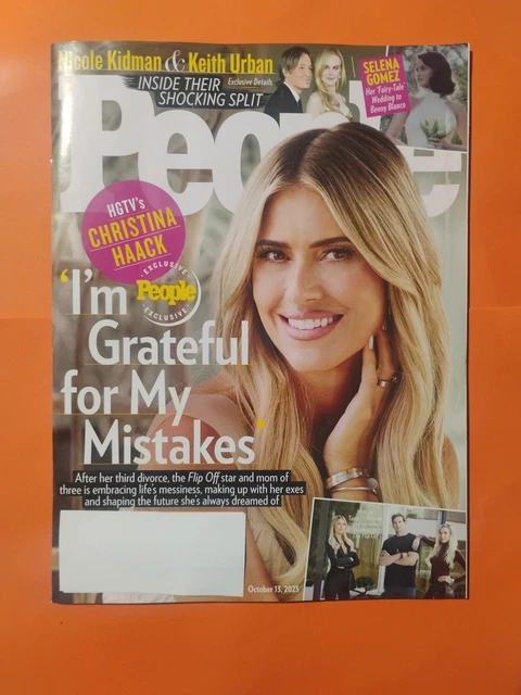 PEOPLE MAGAZINE OCTOBER 13, 2025: HGTV Christina Haack £5.55 - PicClick UK