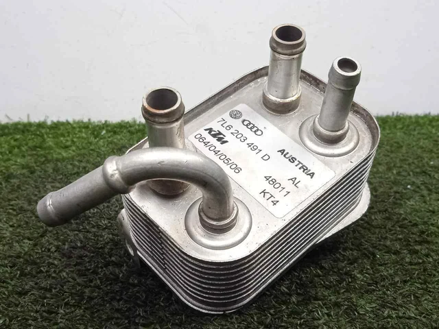 7L6203491D ENFRIADOR ACEITE Motor / 670116 Para Audi Q7 4L 3.0 V6 24V ...