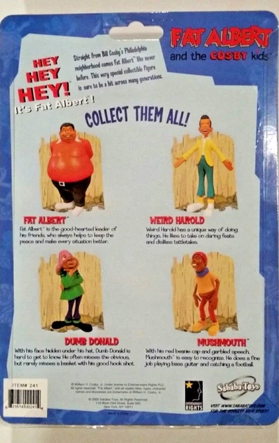 FIGURINE ARTICULÉE WEIRD Harold Fat Albert and the Cosby Kids, Sababa ...