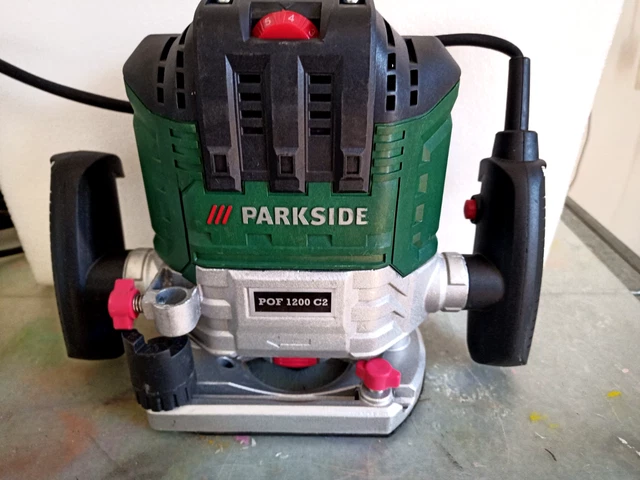 FRESATRICE VERTICALE ROUTER Parkside POF 1200 C2 + 6 frese legno ...