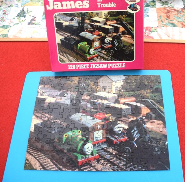 THOMAS THE TANK Engine 120 Piece Jigsaw Puzzle "James In Trouble" £5.40 ...