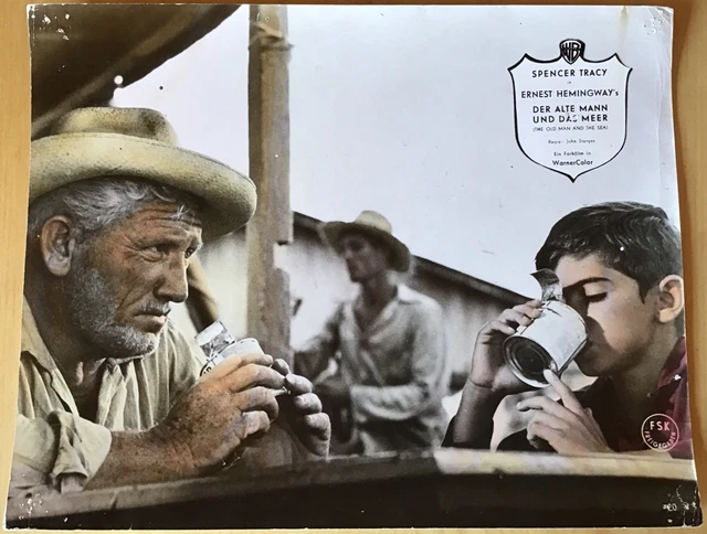 ERNEST HEMINGWAY DER ALTE MANN UND DAS MEER Spencer Tracy Aushangfoto ...