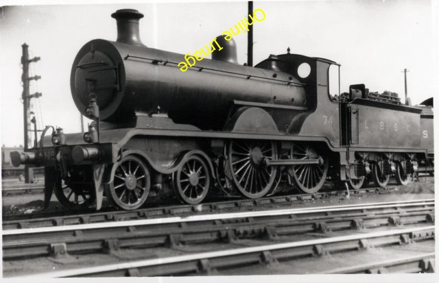 Railway Darkroom Photo Sr Lbscr B4 4 4 0 No 744 New Cross Gate C1923 £3