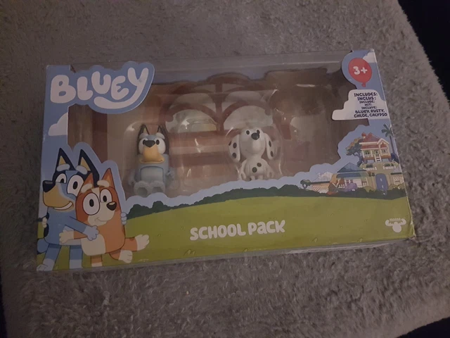 BLUEY CAR WITH Bluey Character Figures Bluey Bingo Dad CBeebies £15.00 ...