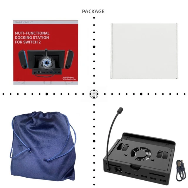 COMPACT DOCKING STATION for Nintendo Switch with Efficient Cooling ...