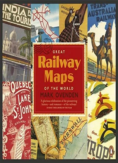 GREAT RAILWAY MAPS of the World By Mark Ovenden. 9780241954089 £3.50 ...