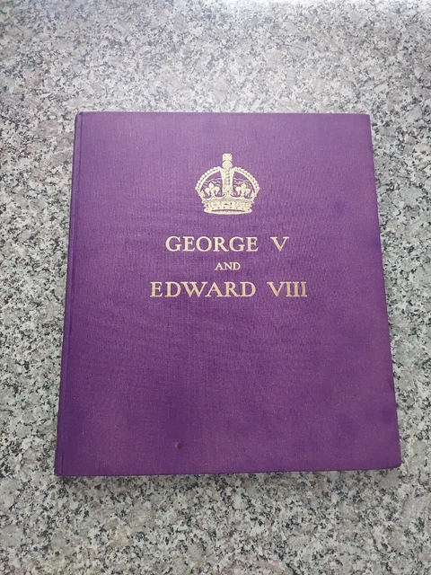 KING GEORGE V And Edward VIII Illustrated Book - Daily Express 1936 $14 ...