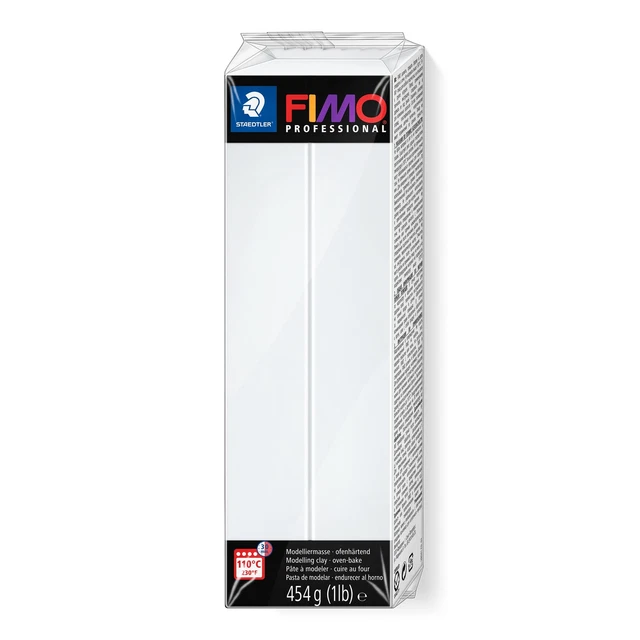 STAEDTLER FIMO PROFESSIONAL - Pain pâte à modeler - 454 grammes - Blanc - 8041-0 EUR 30,61 ...