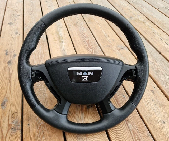 NEW LEATHER MAN TGX TGS TGA TGL TGM Truck LKW Steering Wheel Fully ...