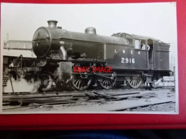 Photo Darkroom Lner Class V1 Loco No 2916 Br 67616 At Haymarket £300 Picclick Uk