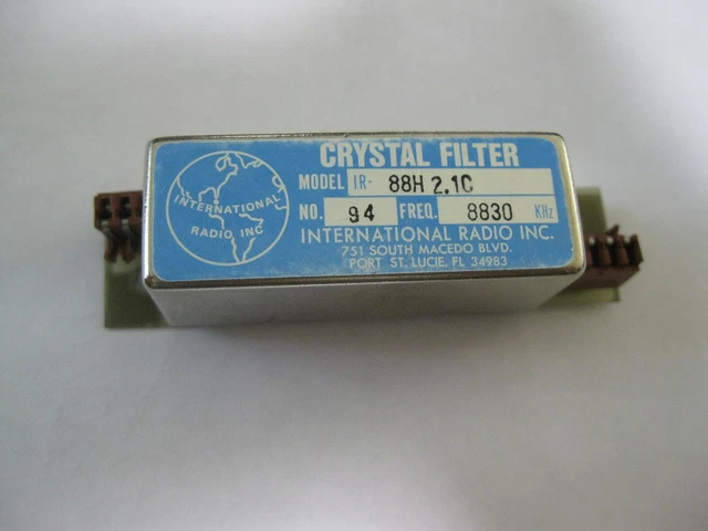 INRAD 94 2.1KHZ SSB (8830khz centrale) filtro PLUG-IN per Kenwood ...