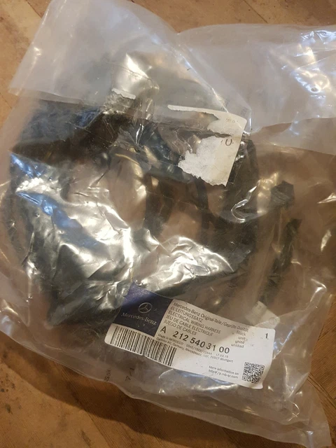 MERCEDES E-CLASS W212 Rear Bumper Parking Sensor Wiring Loom ...