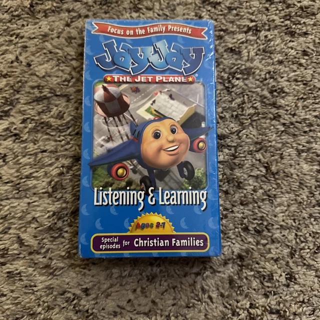 JAY JAY THE JET PLANE Listening & Learning VHS RARE VINTAGE Video Brand ...